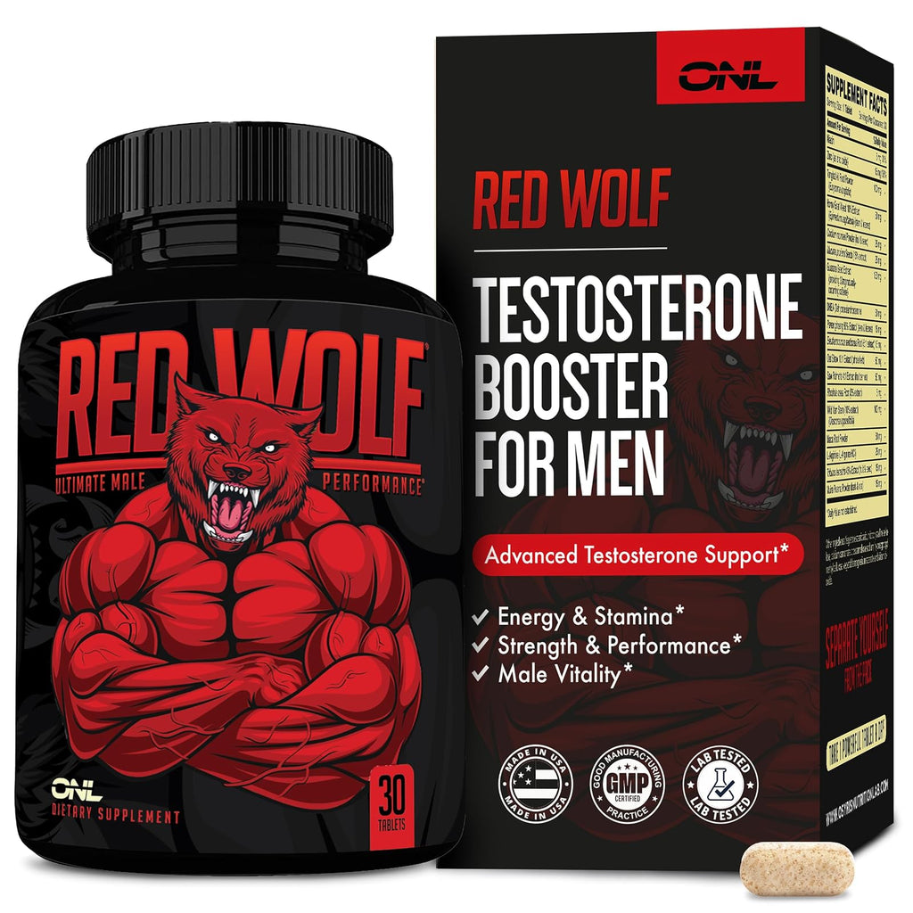 ONL Red Wolf testosterone booster capsules