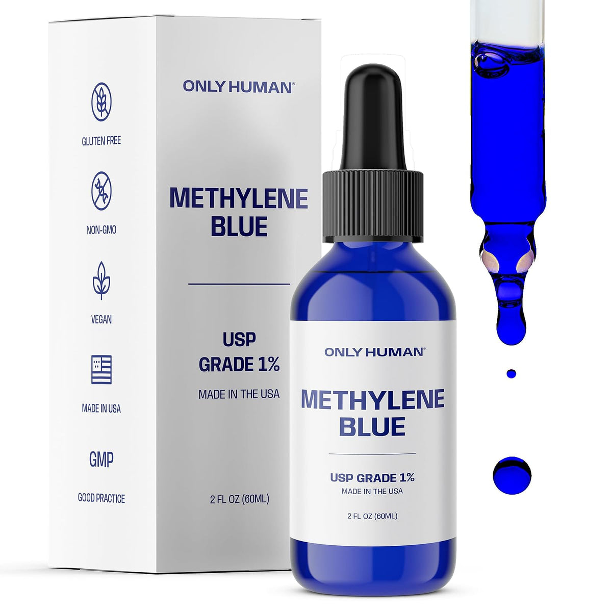 Only Human Methylene Blue drops benefits