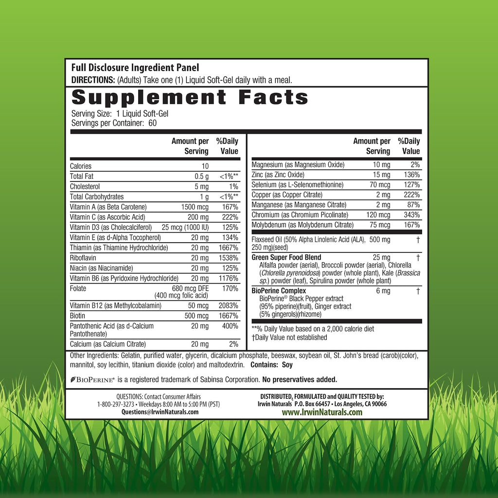 Only One Liquid-Gel multivitamin for women