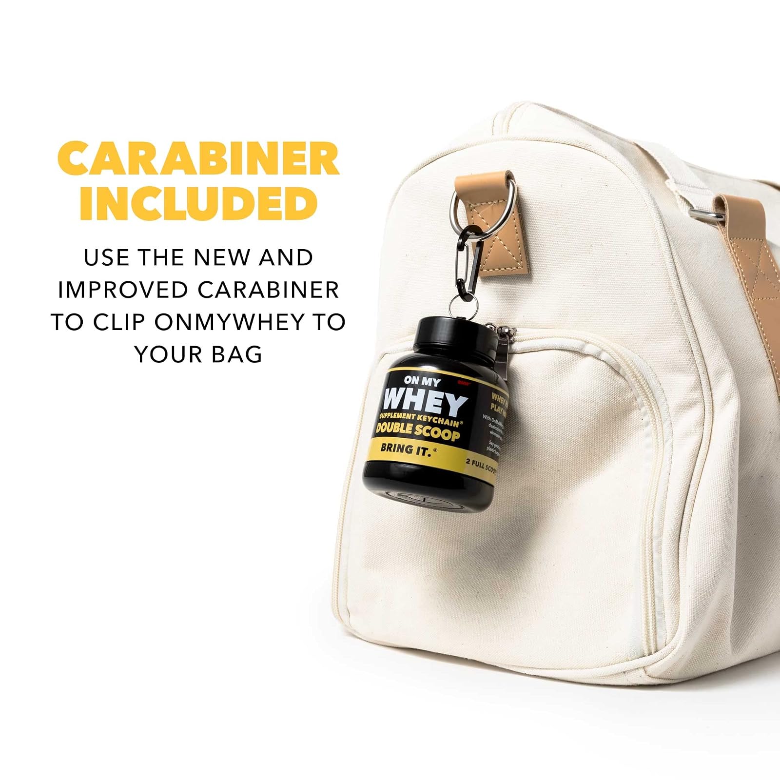 ONMYWHEY durable protein powder bottle