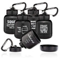 OnMyWhey protein powder keychain set