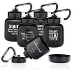 OnMyWhey protein powder keychain set