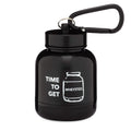 OnMyWhey protein powder keychain