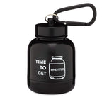 OnMyWhey protein powder keychain