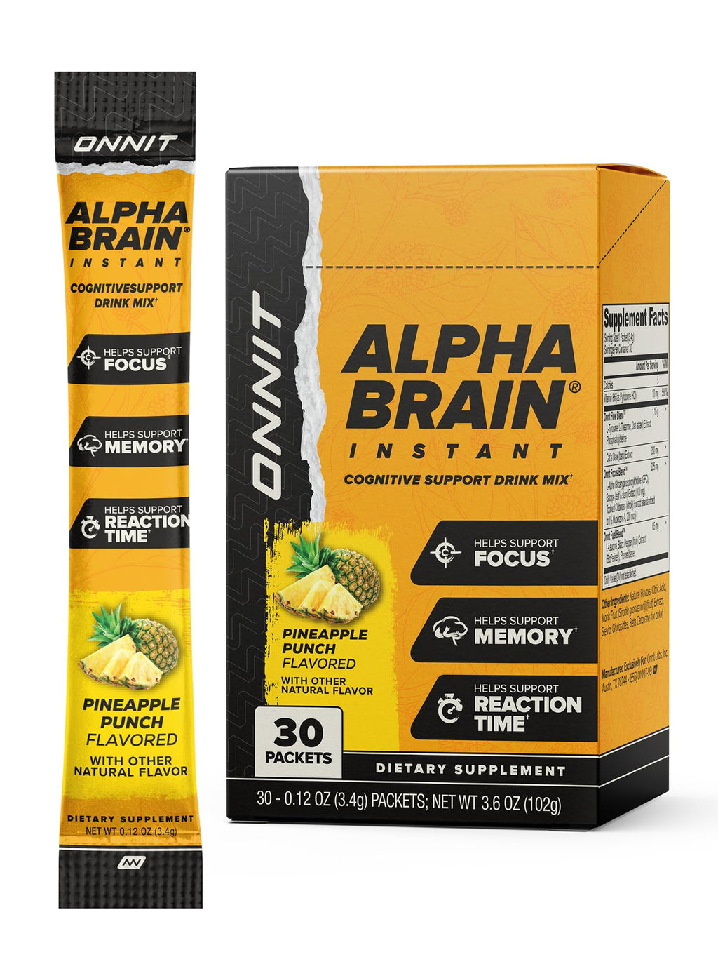 ONNIT Alpha Brain choline drink mix