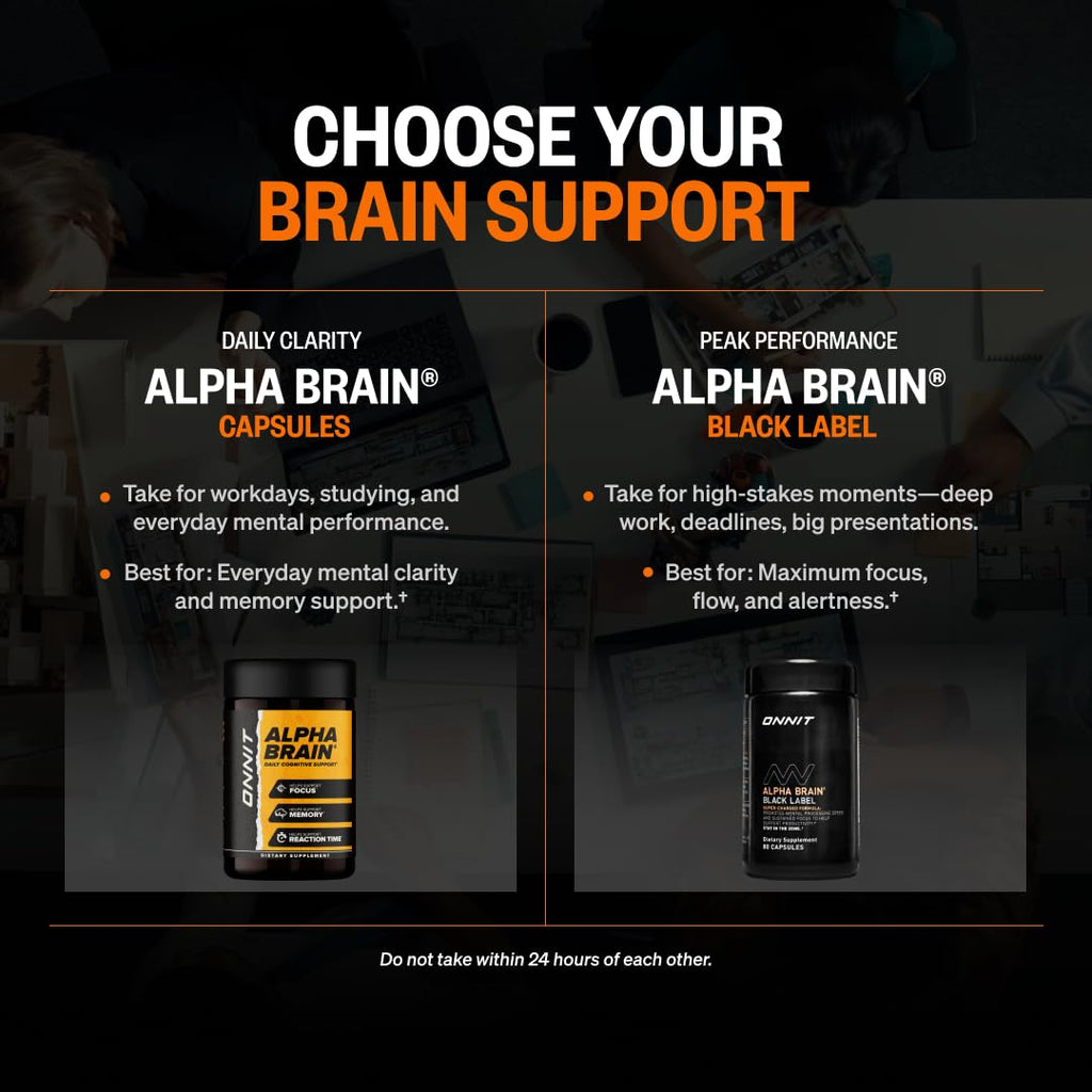 ONNIT Alpha Brain energy and focus