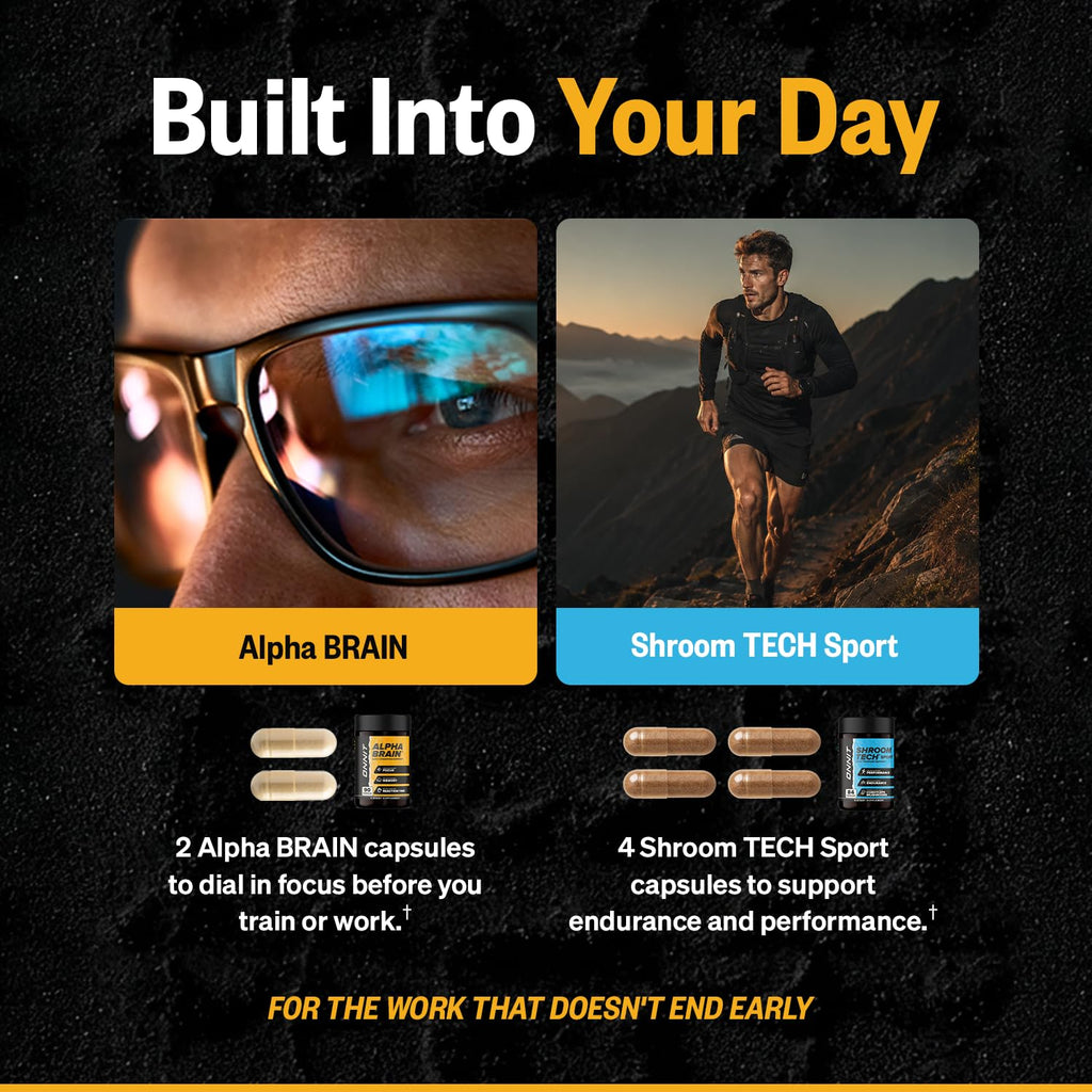ONNIT Alpha Brain for mental clarity