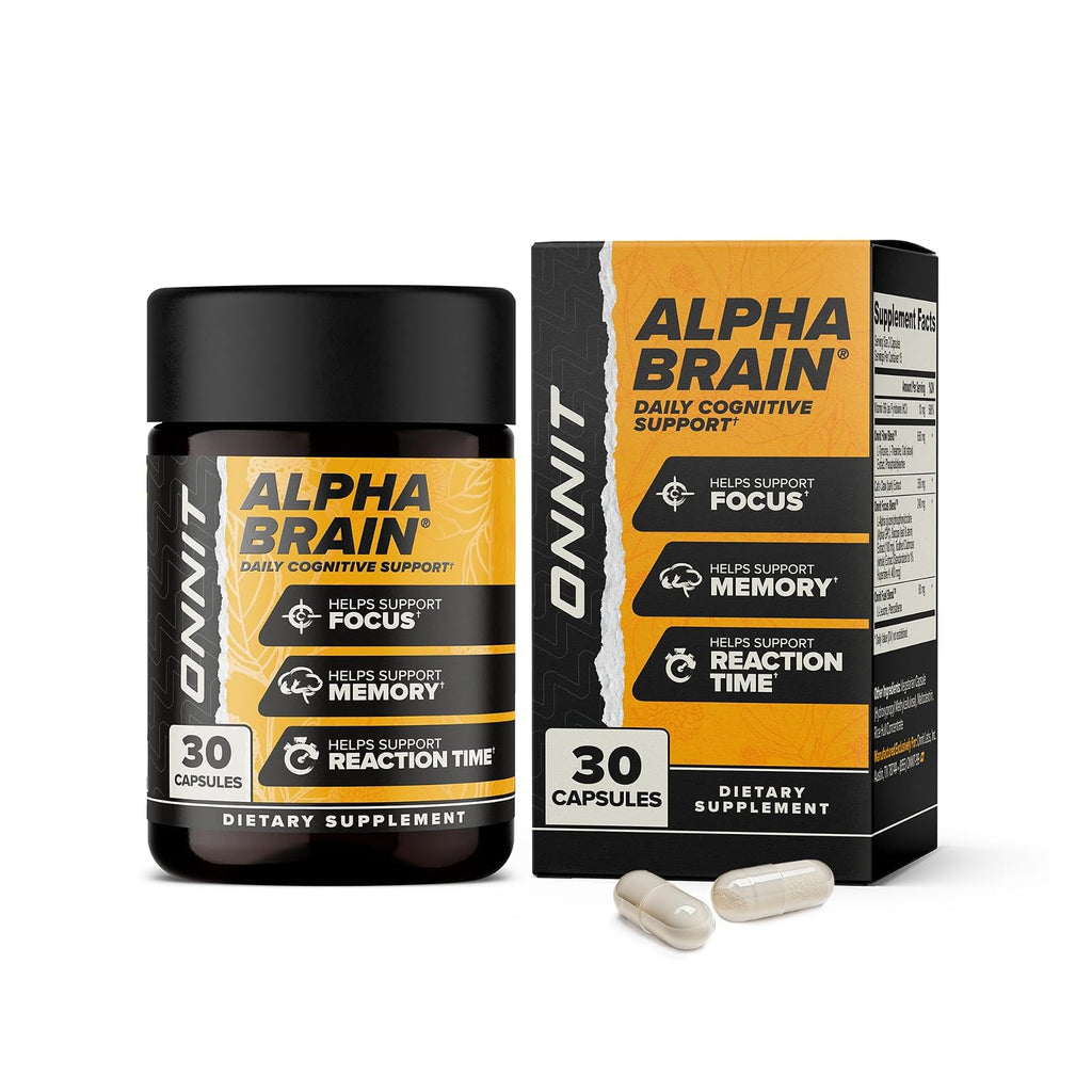 ONNIT Alpha Brain nootropic capsules