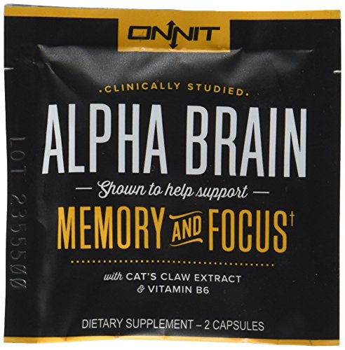Onnit Alpha Brain sample pack capsules