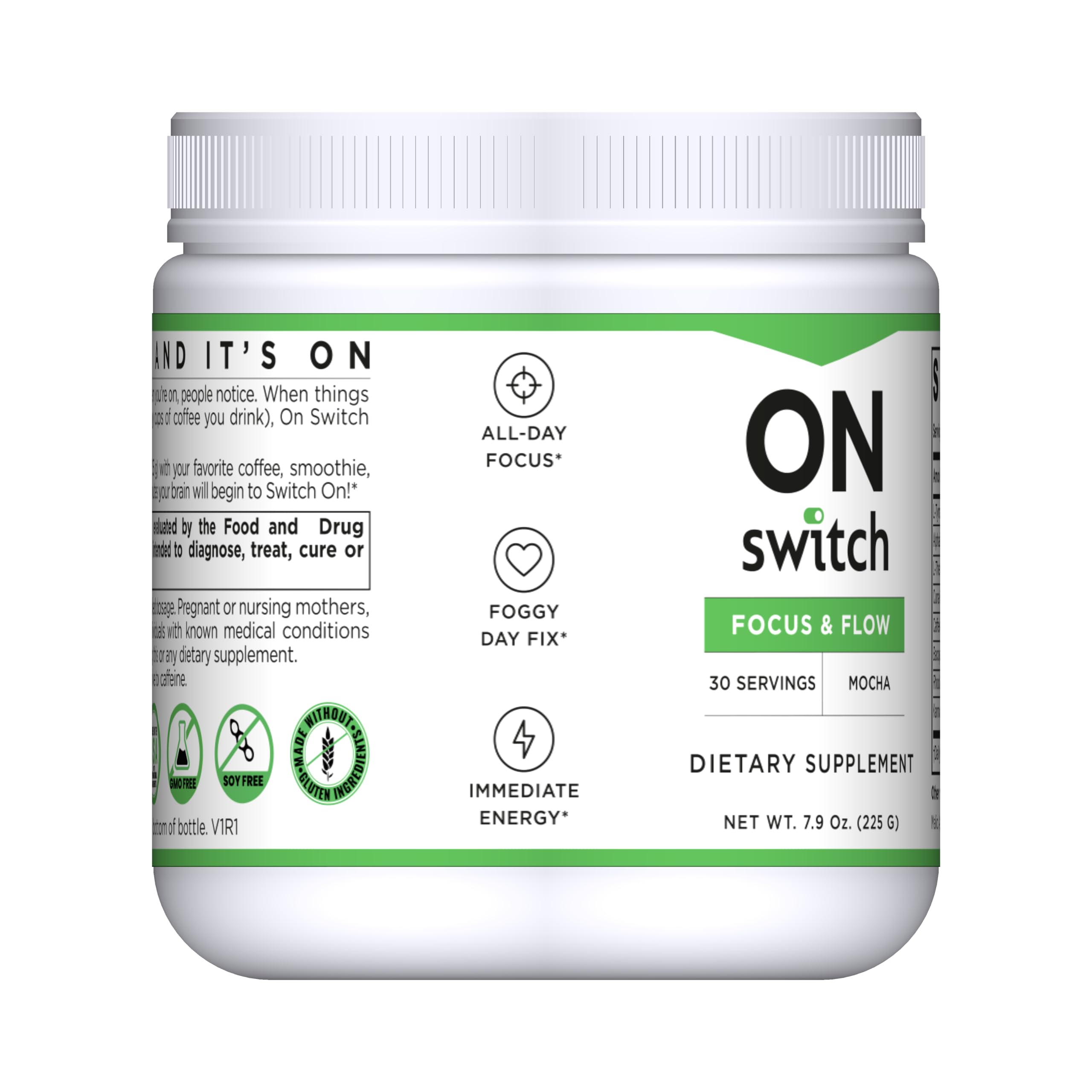 OnSwitch powder for enhanced mental agility