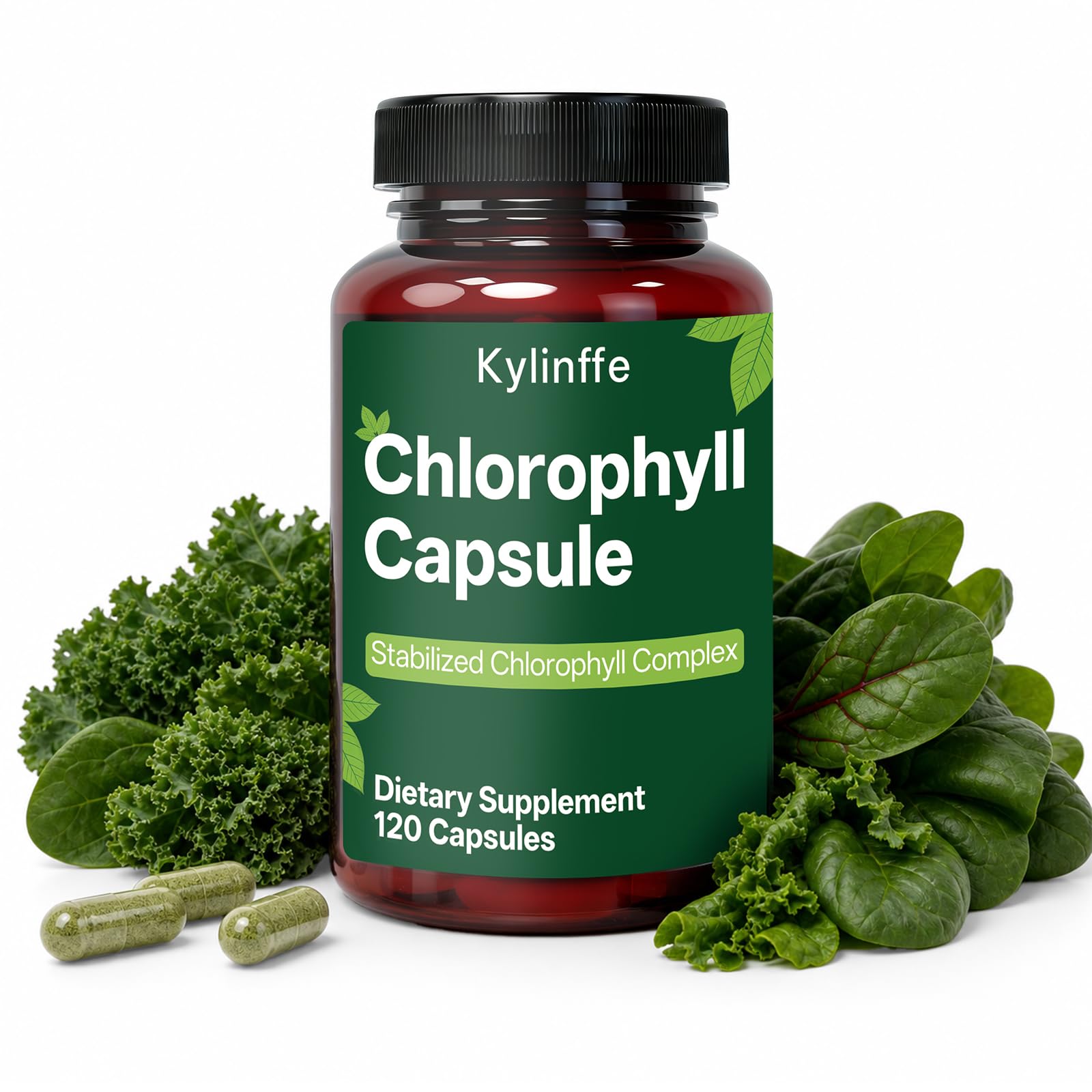 Oopeatol chlorophyll capsules for energy