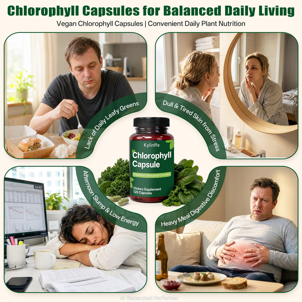 Oopeatol chlorophyll for daily vitality