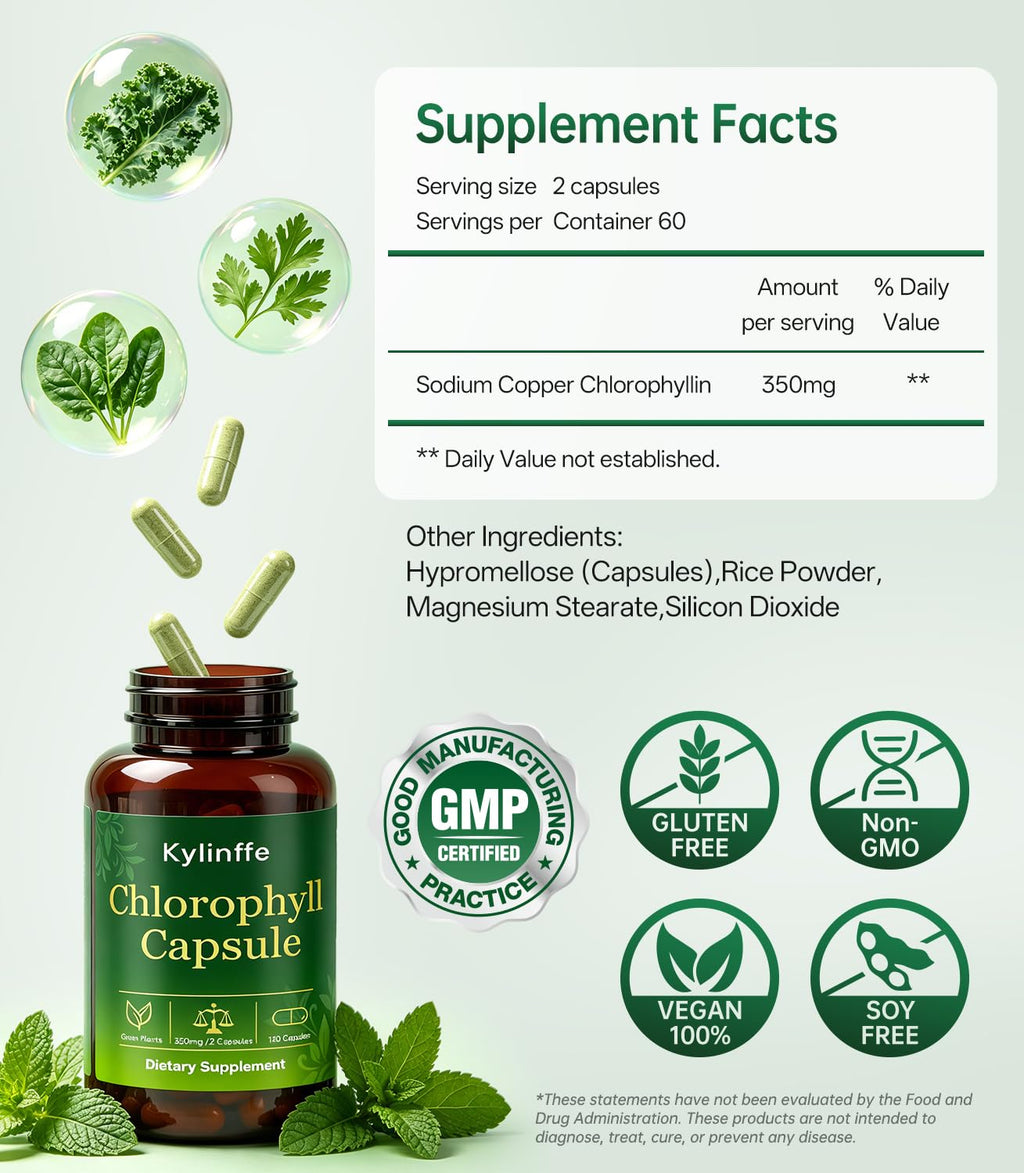 Oopeatol herbal chlorophyll for digestion