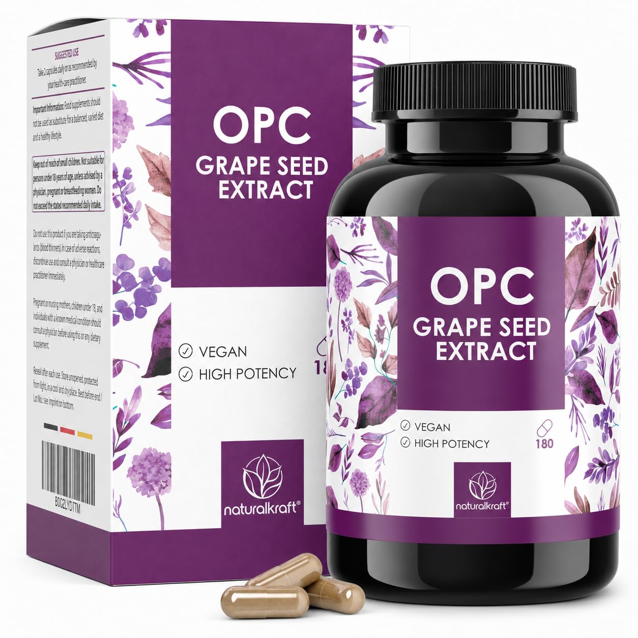 OPC Grape Seed Extract capsules