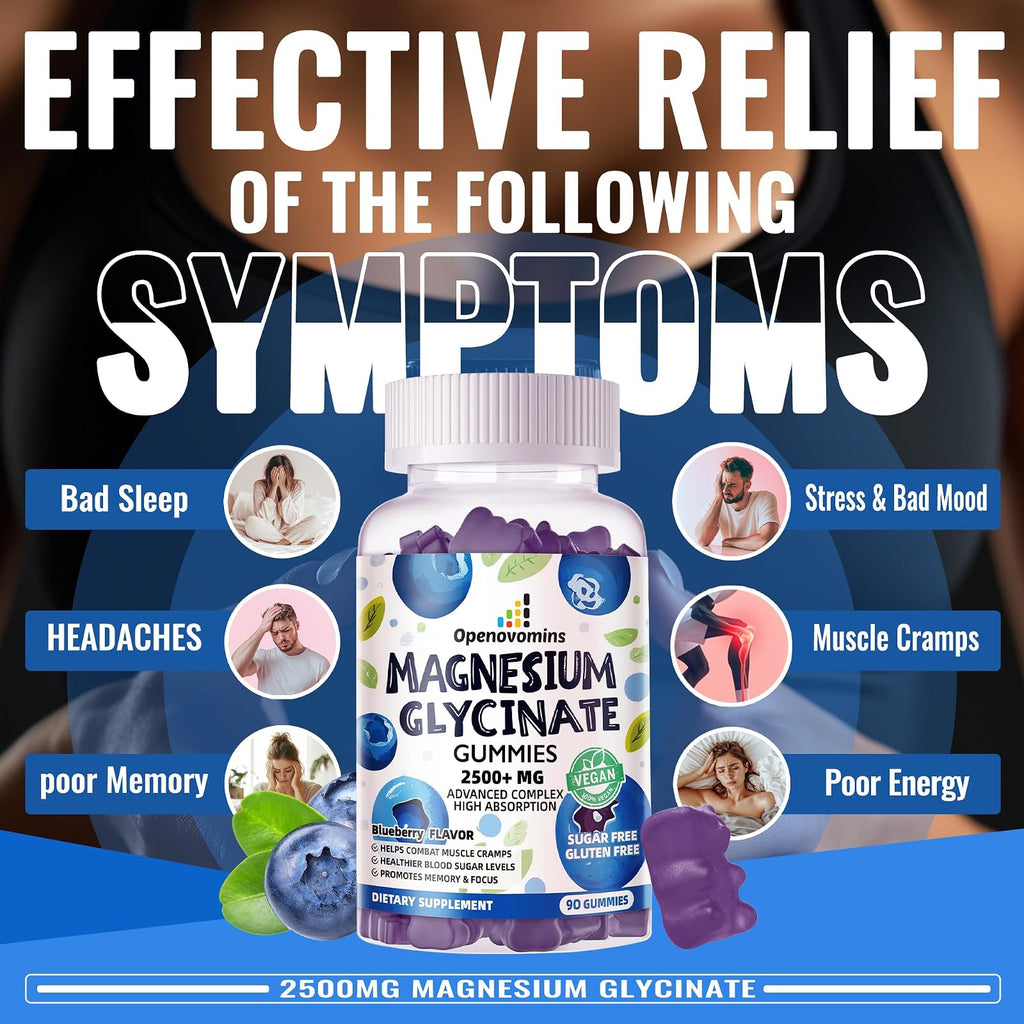Openovomins magnesium gummies for muscle recovery