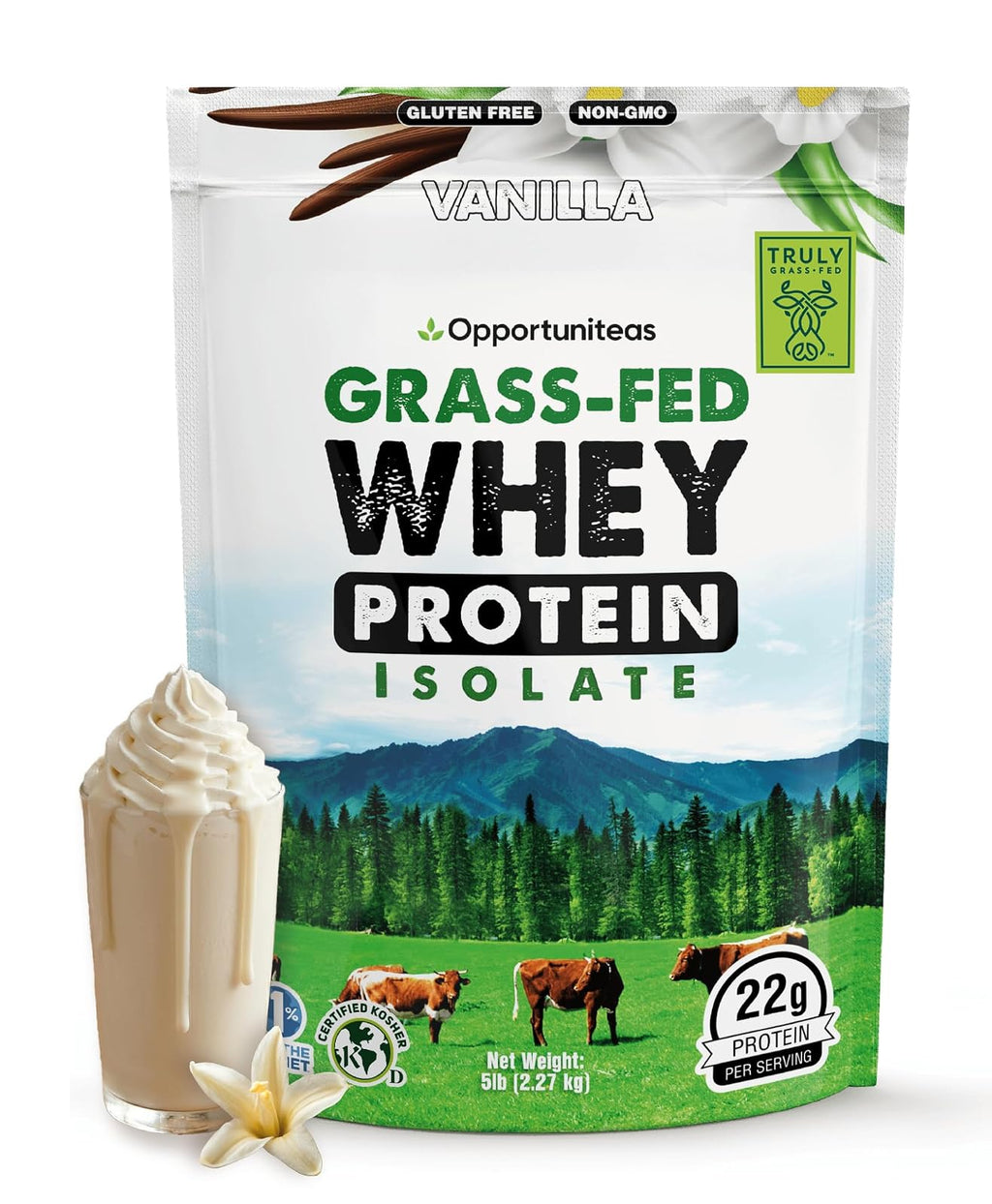 Opportuniteas vanilla whey protein isolate