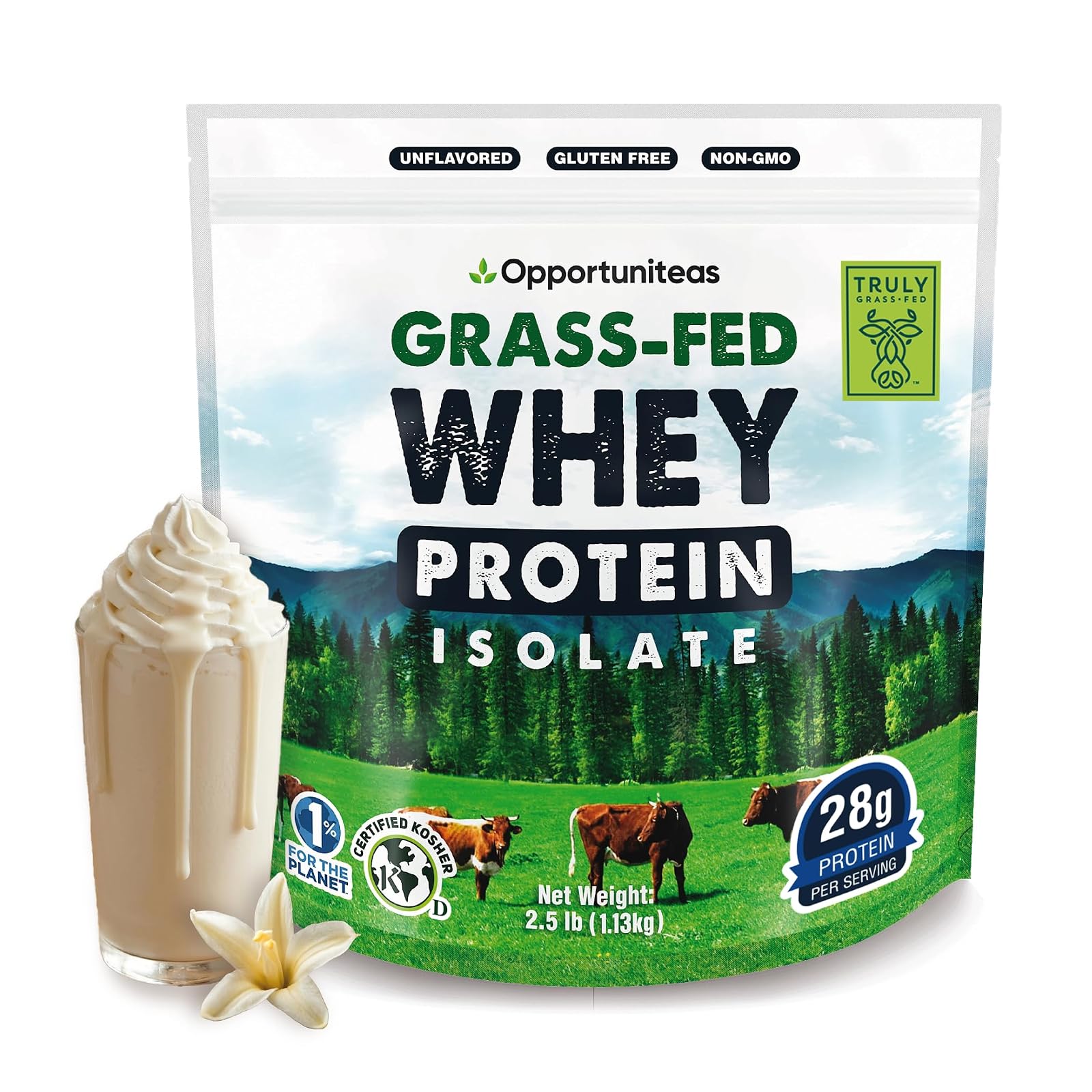 Opportuniteas vanilla whey protein isolate