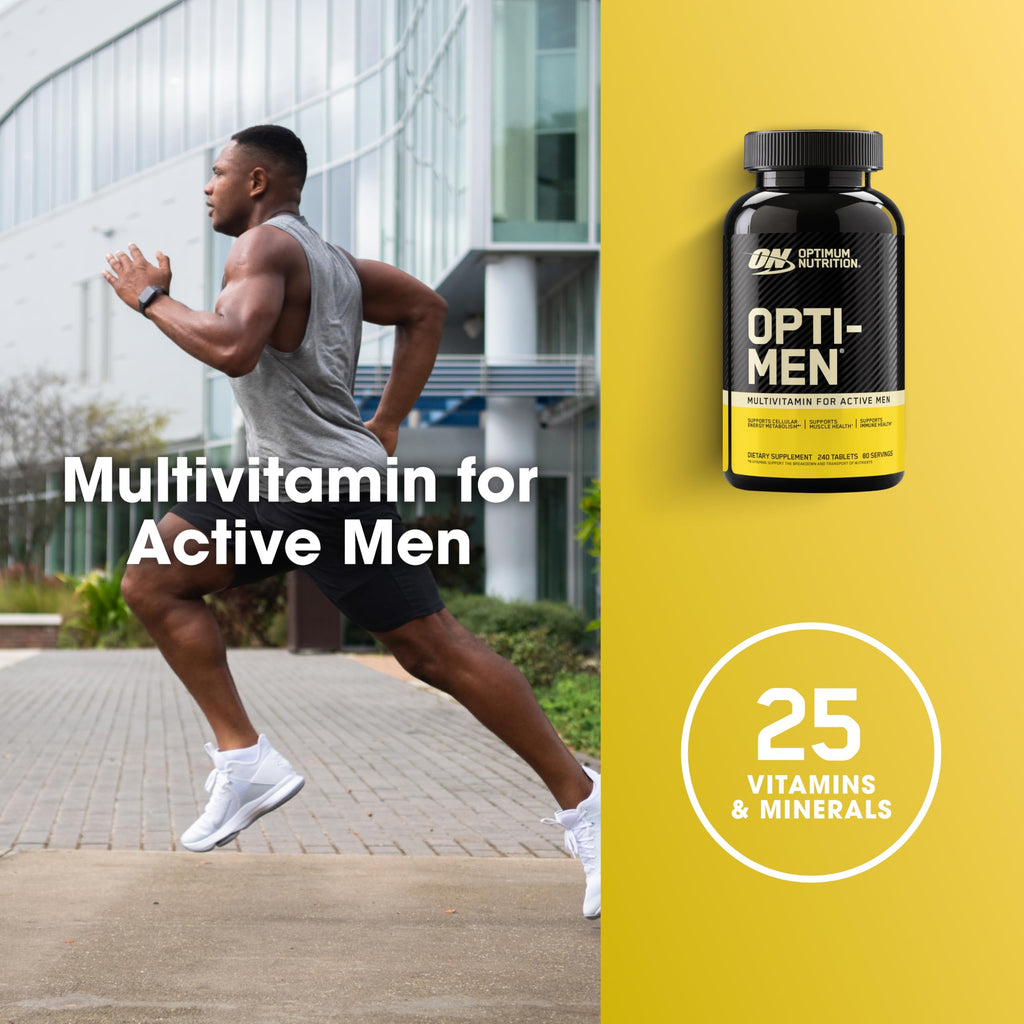 Opti-Men vitamins for overall wellness
