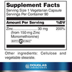 Opti Zinc 30 mg for immune support