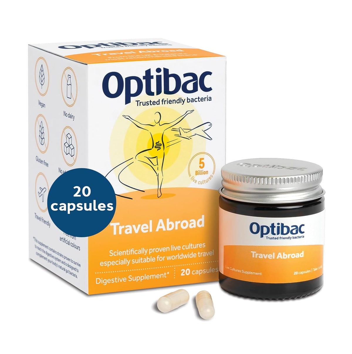 Optibac probiotics for travelling abroad