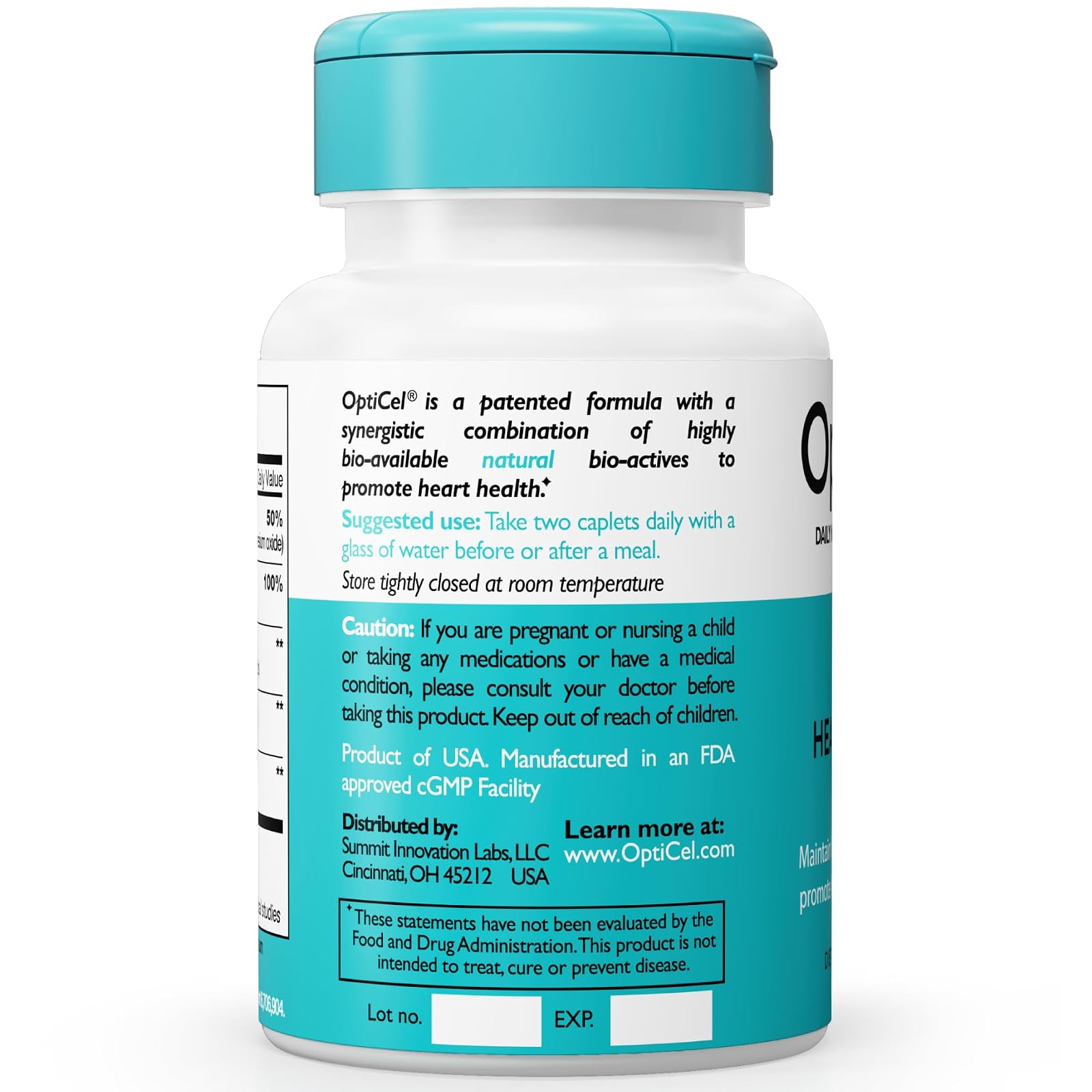 OptiCel vitamins for cardiovascular health