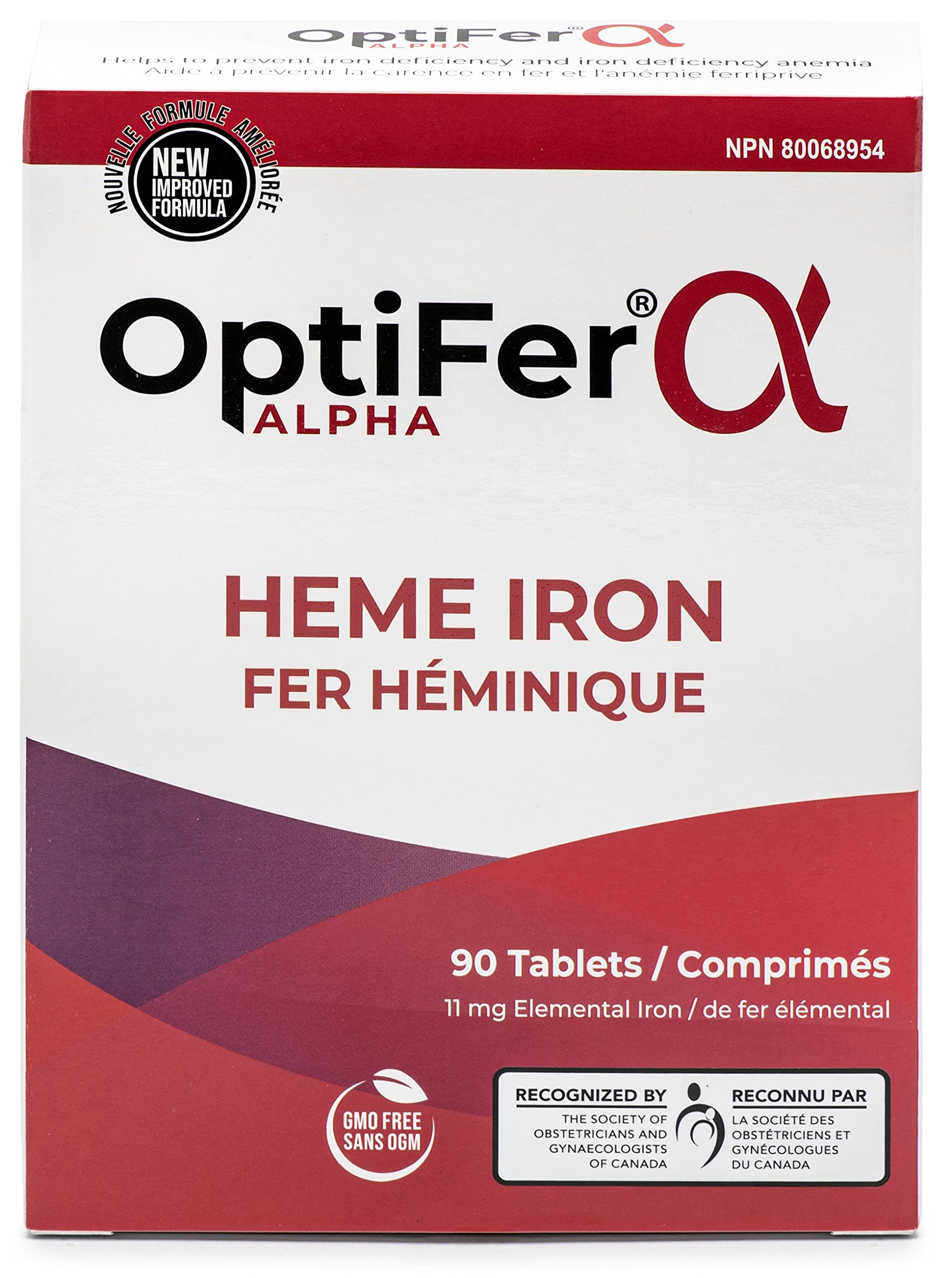 Optifer Alpha iron supplement tablets