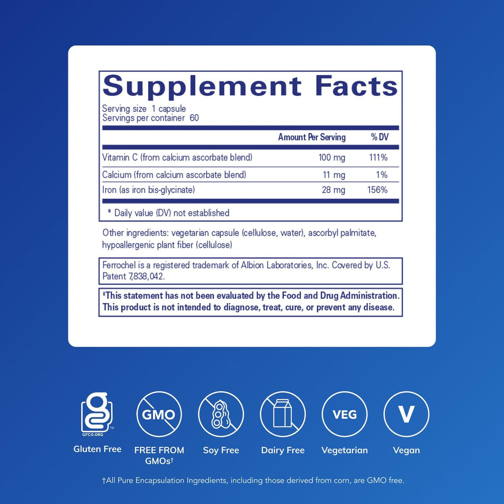 optiferin-c iron bisglycinate capsules
