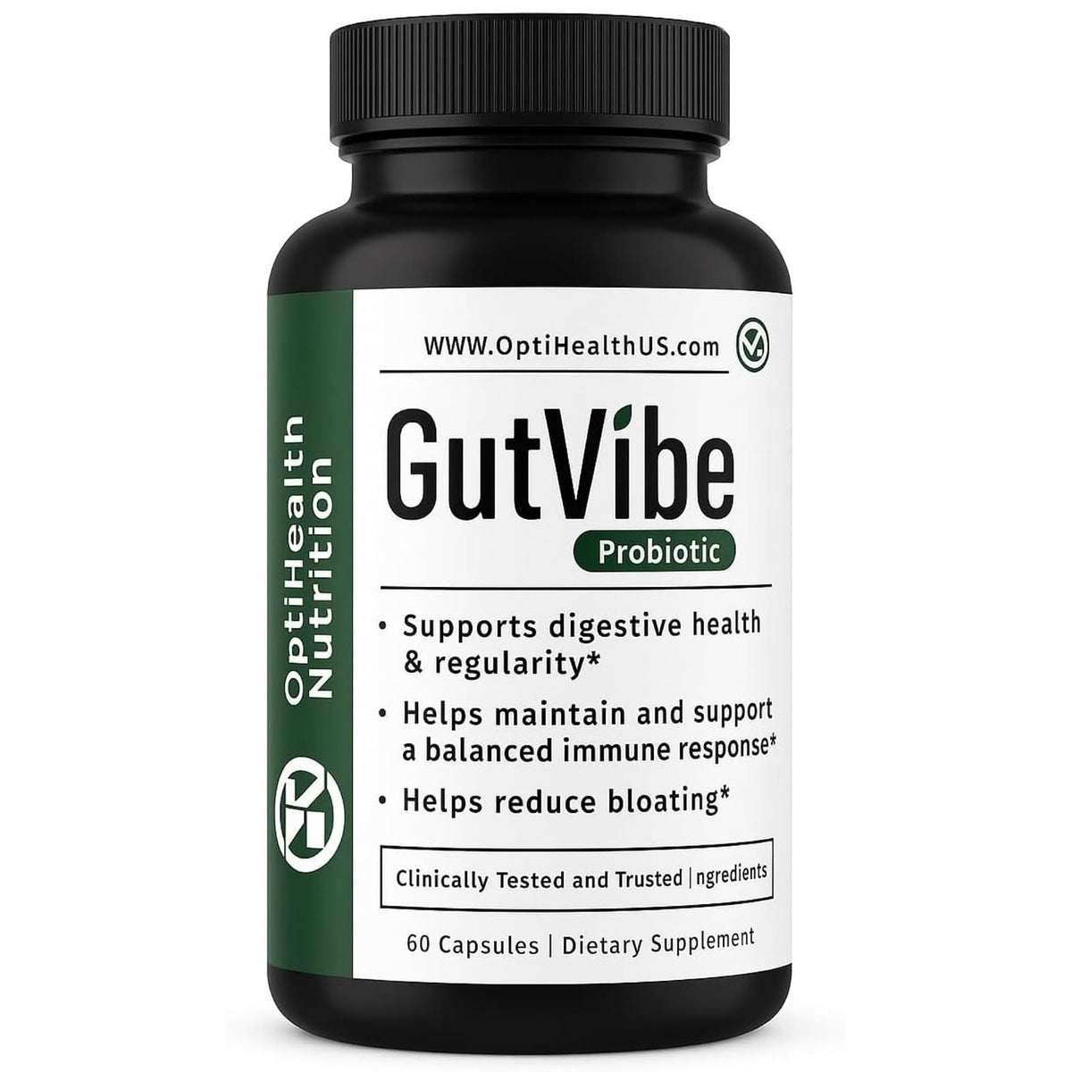 OptiHealth Nutrition GutVibe Probiotic capsules