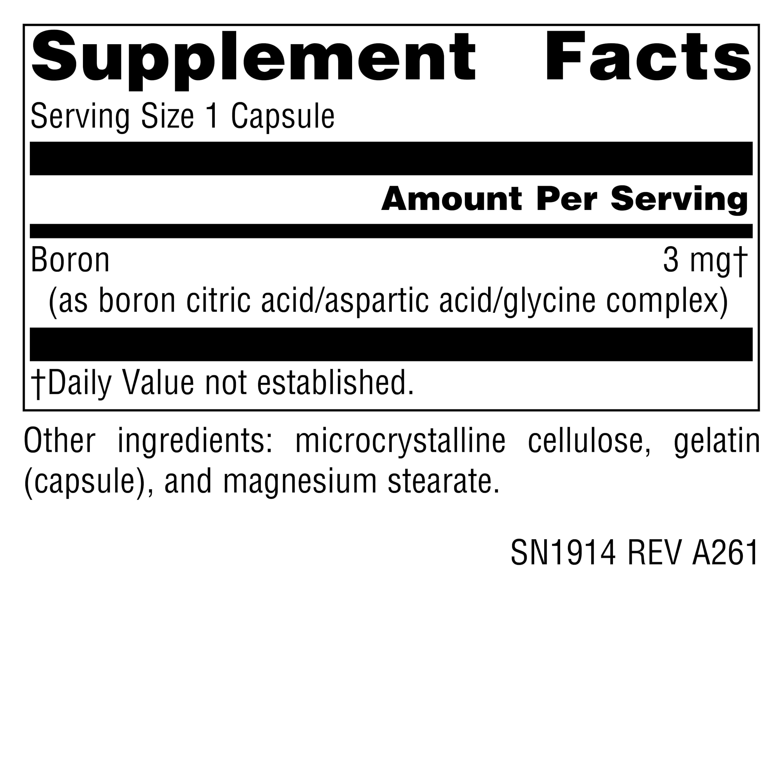 optimal bioavailability boron supplement