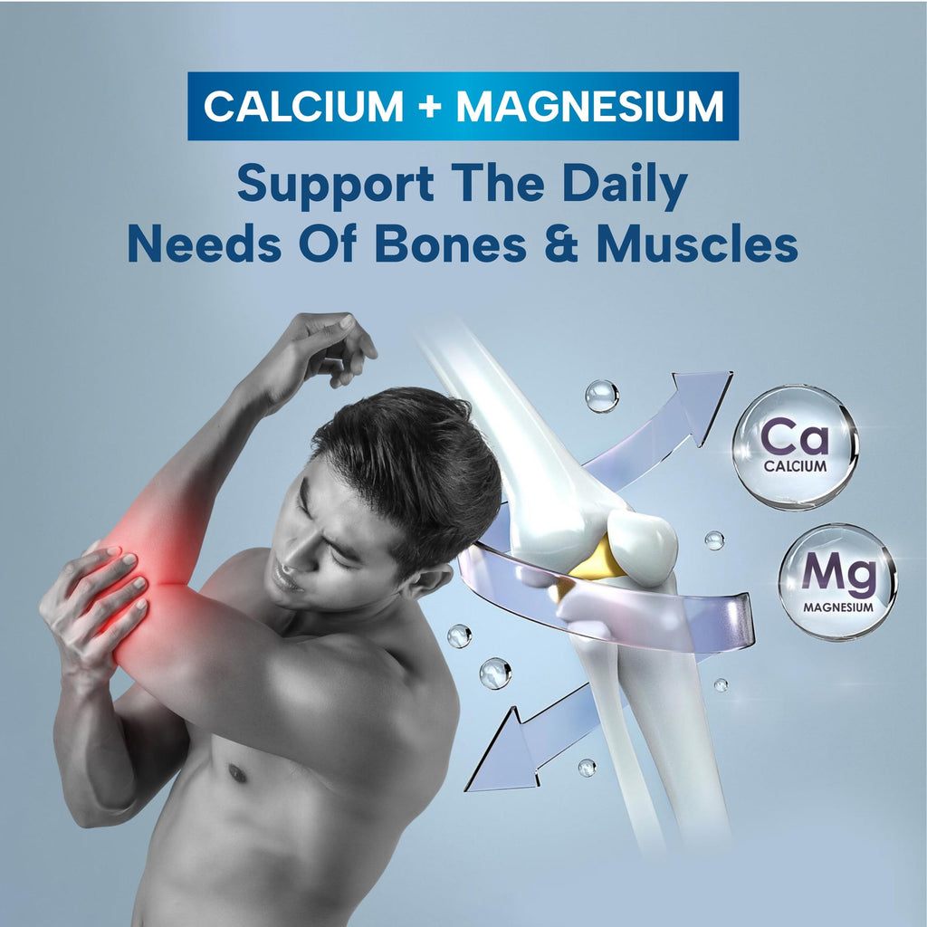 optimal bone health with calcium tablets