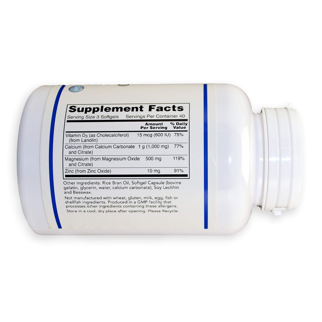 Optimal calcium absorption formula