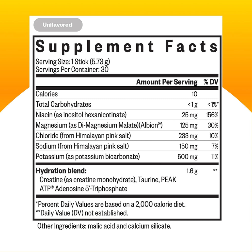 Optimal electrolyte powder for energy boost