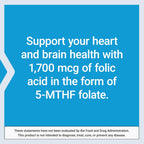 optimal folate for heart health