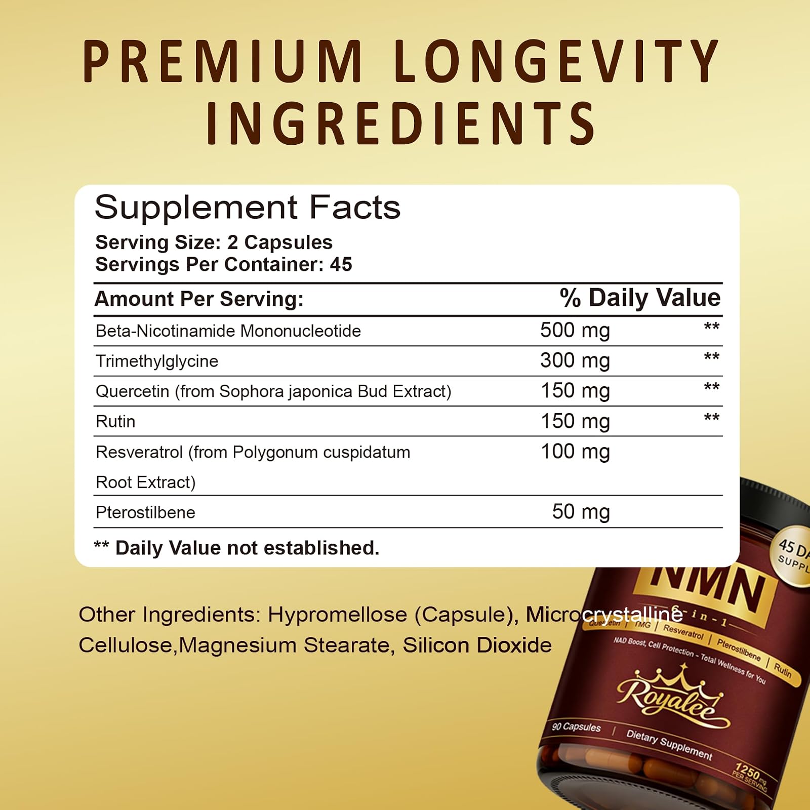 Optimal formula for anti-aging support
