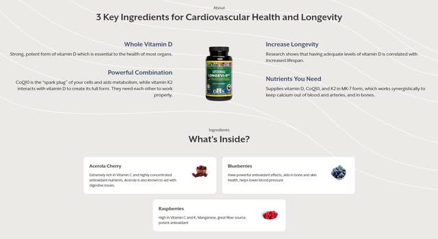 Optimal Health Systems vitamin for cognitive function