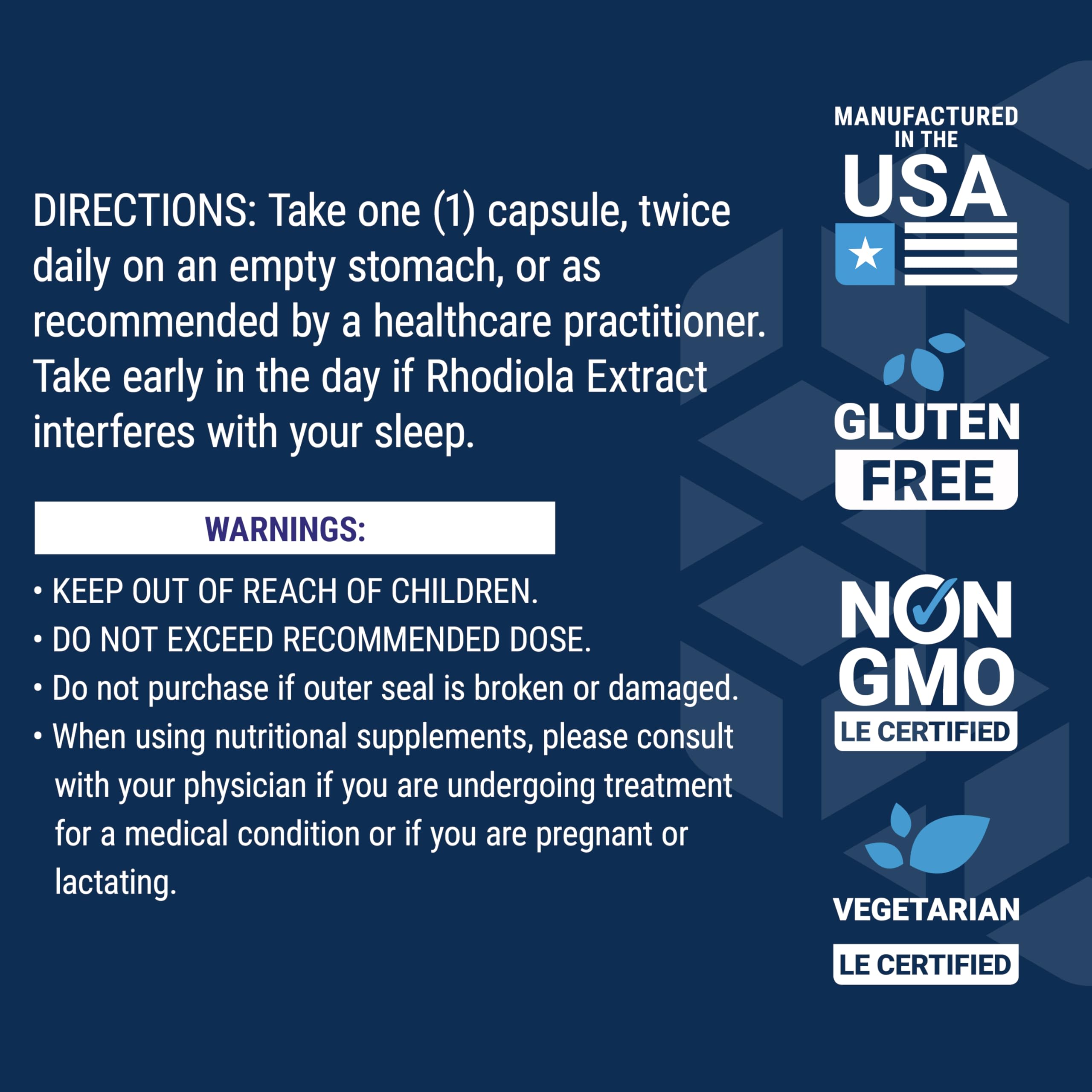 Optimal health with blended supplements