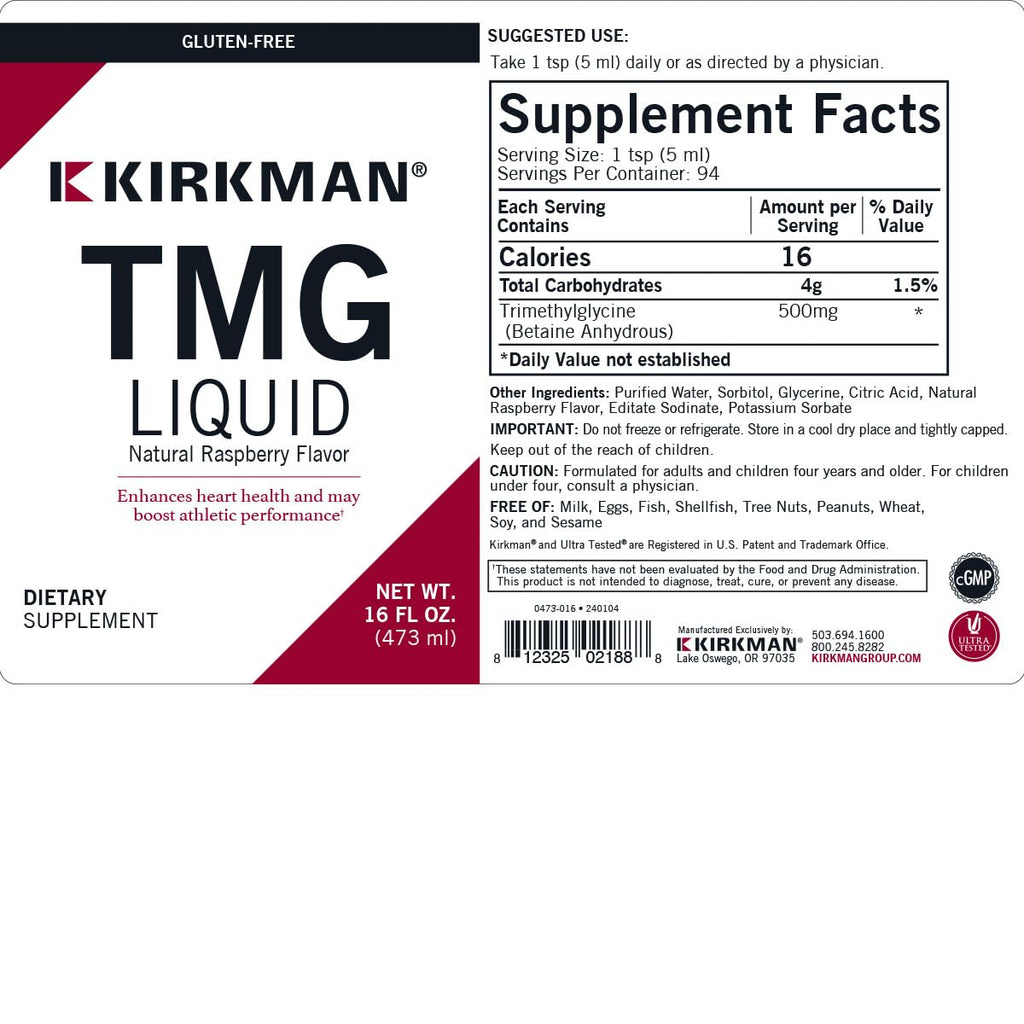Optimal health with Kirkman TMG