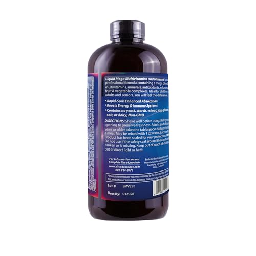 optimal health with liquid multivitamins