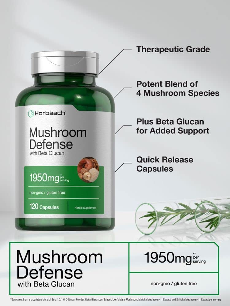 Optimal health with mushroom capsules