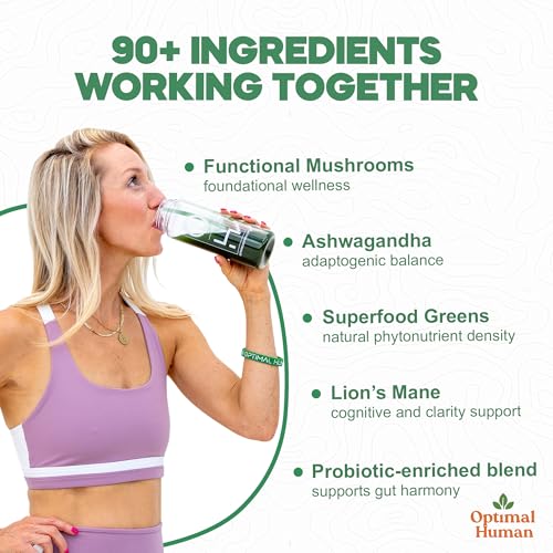 optimal human mushroom blend for wellness