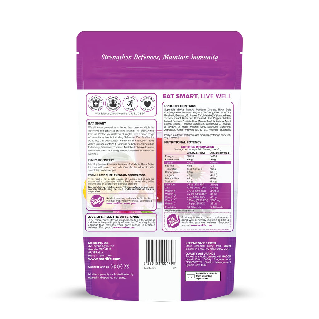 Optimal immune health elderberry