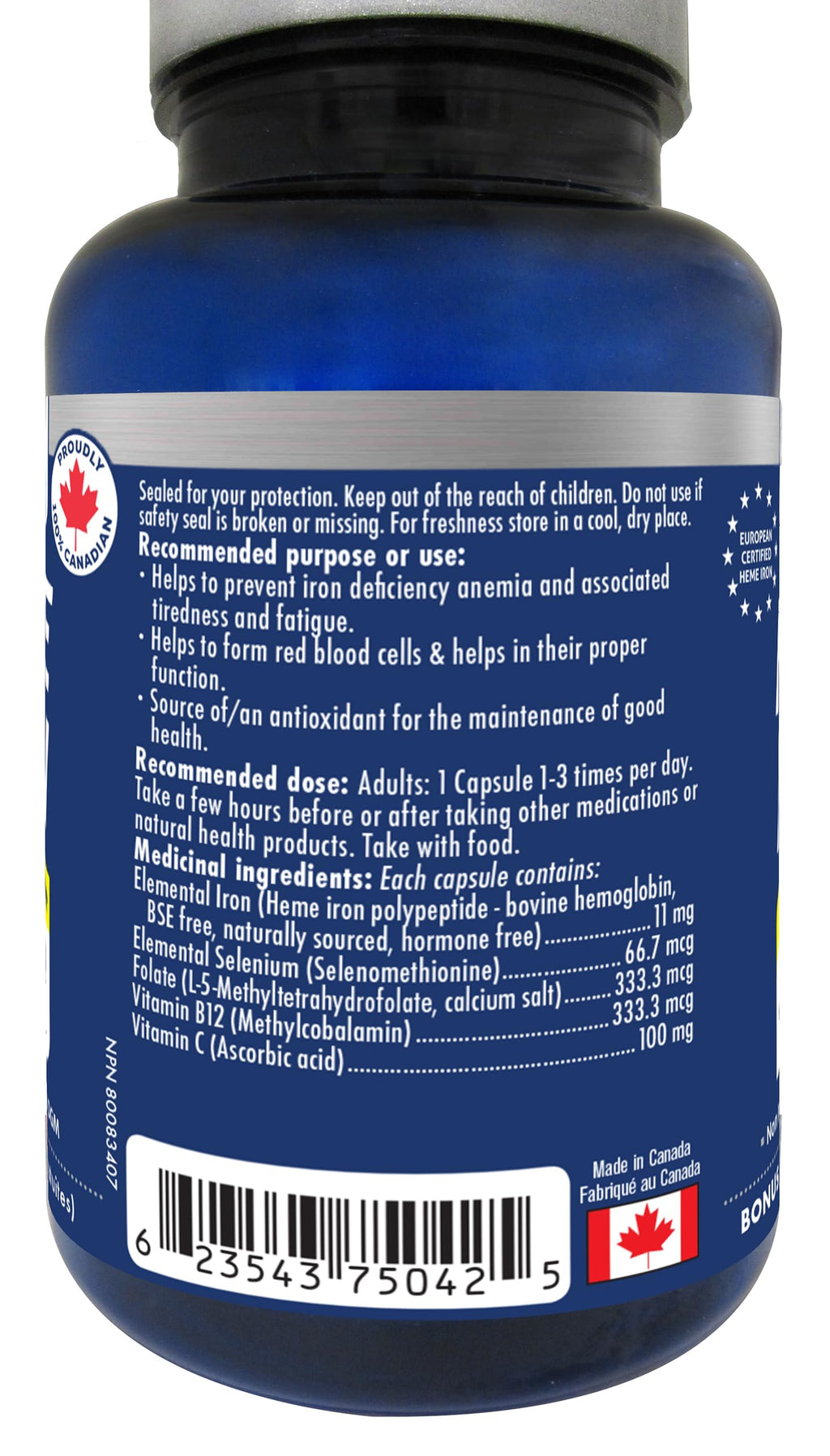 optimal iron support for health