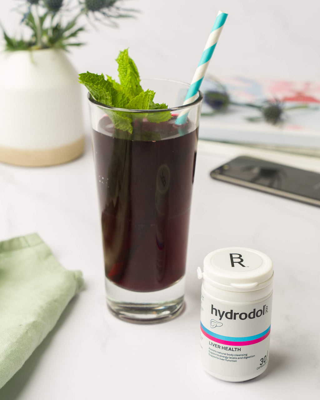 optimal liver detox with milk thistle