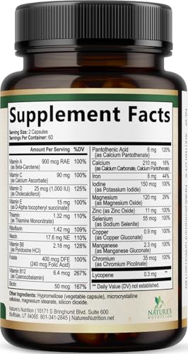 Optimal multivitamins for women's daily needs
