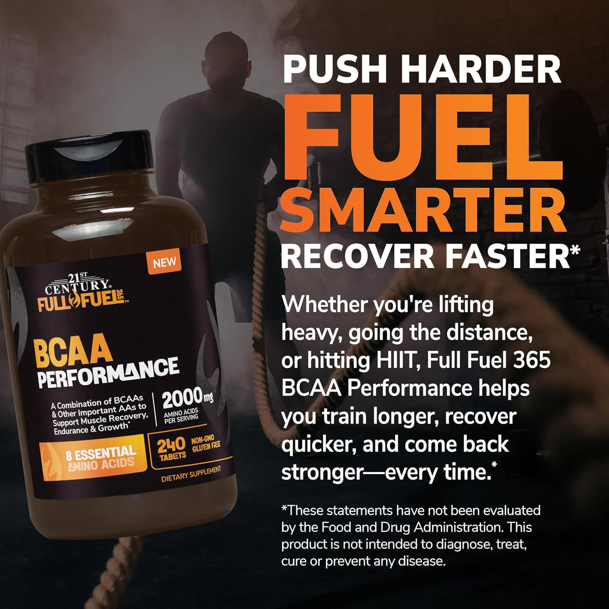Optimal muscle growth BCAA supplement
