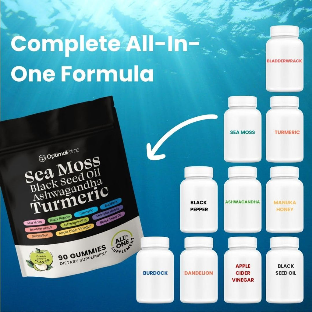 Optimal sea moss gel alternative gummies