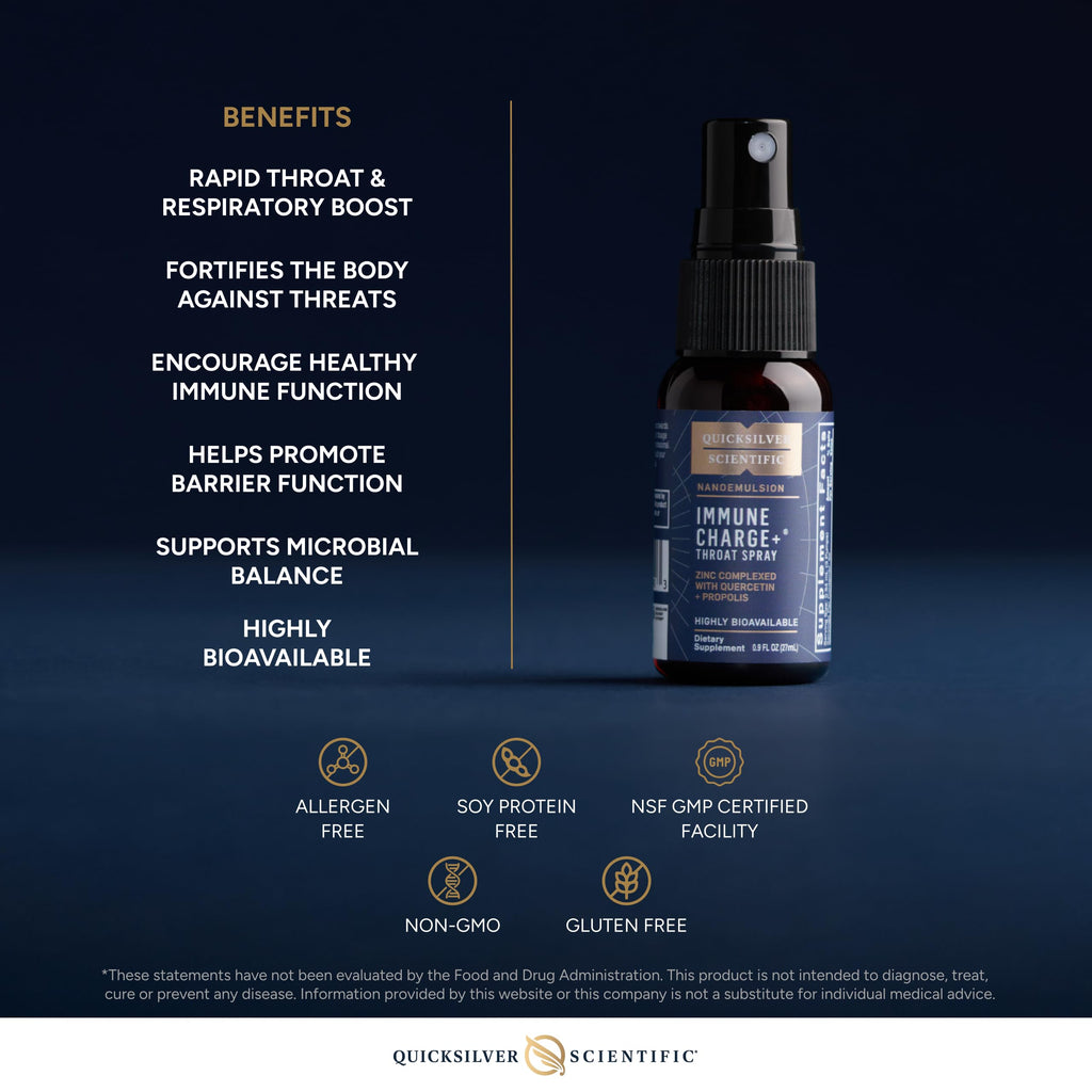 optimal zinc throat spray benefits