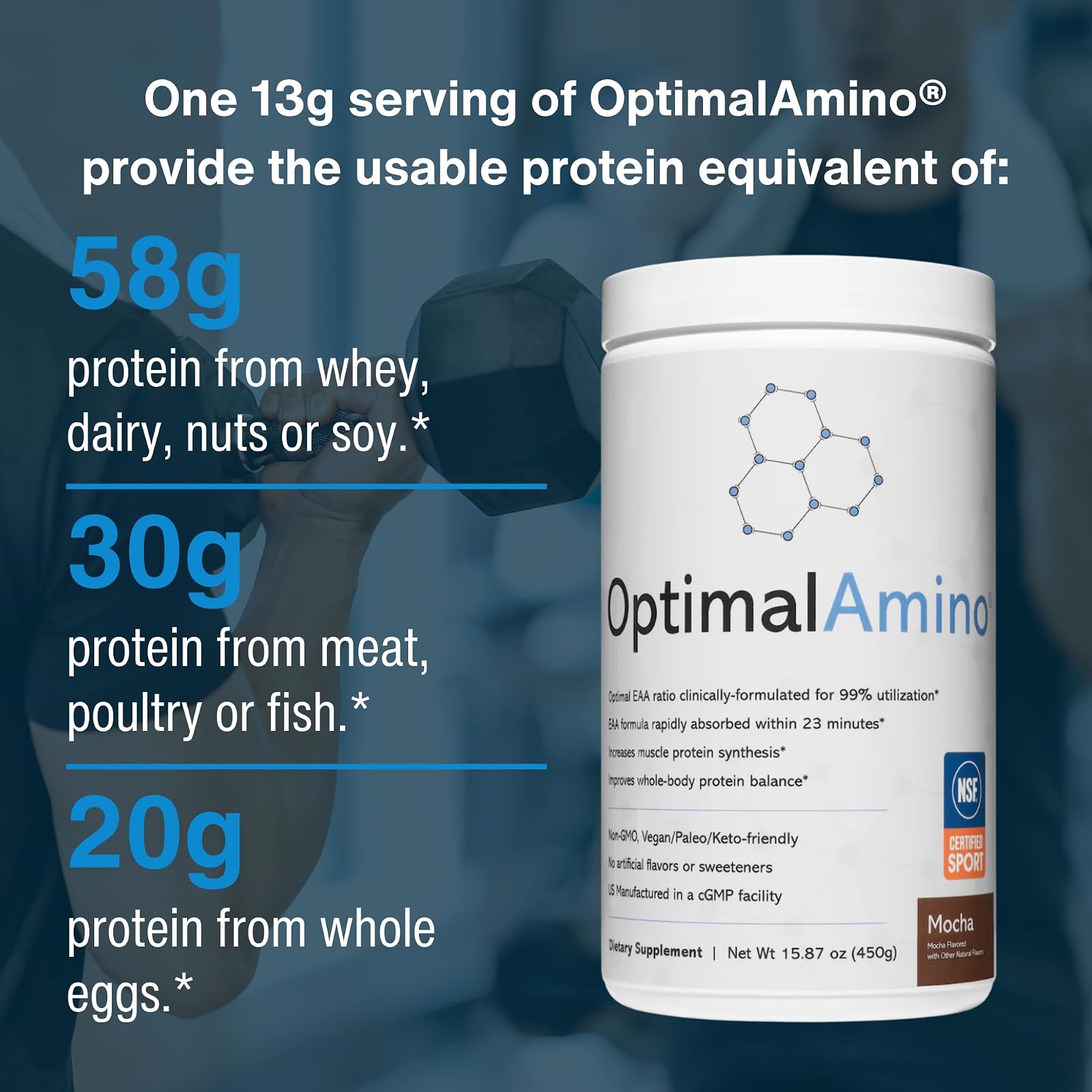 OptimalAmino amino powder for energy