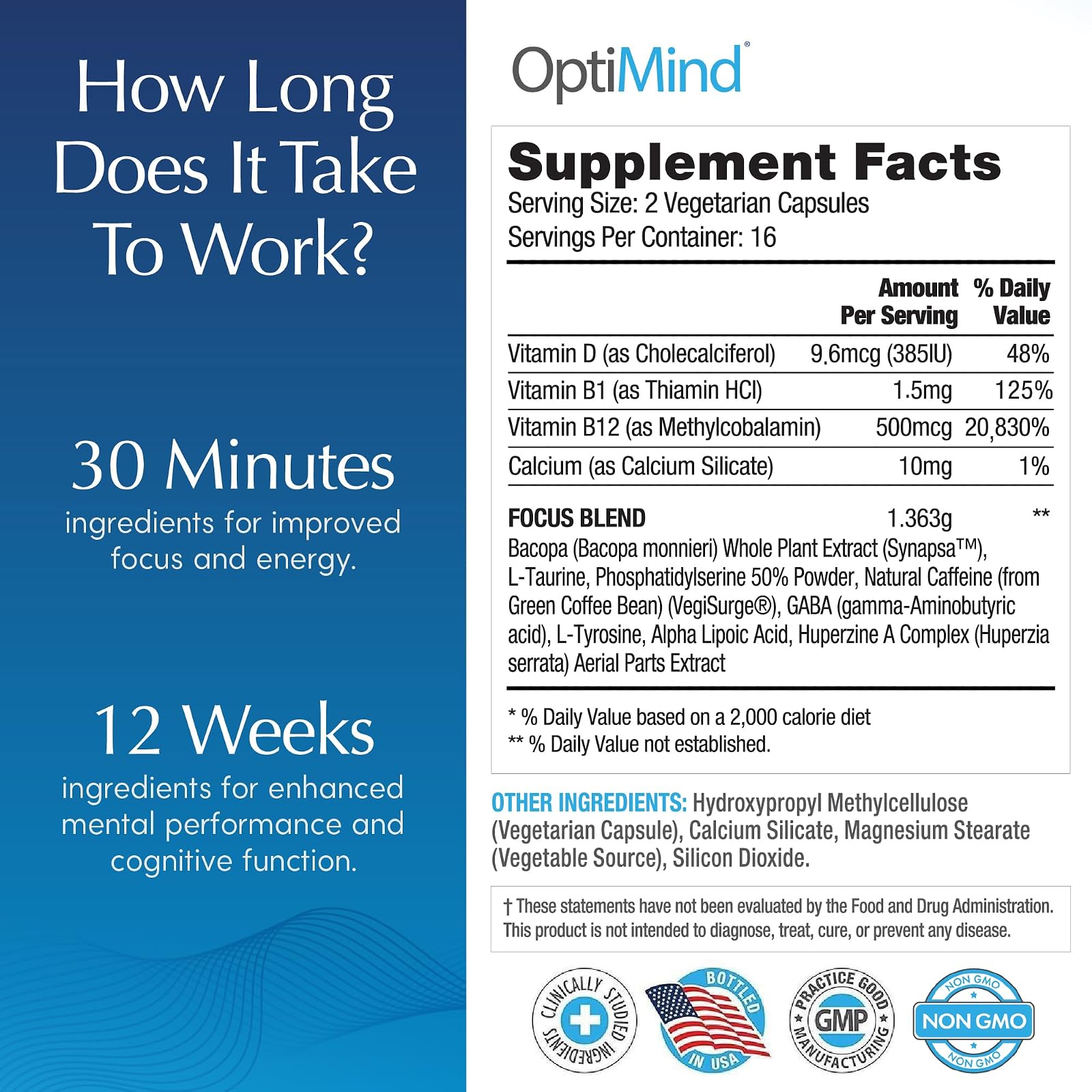 Optimind for daily mental performance