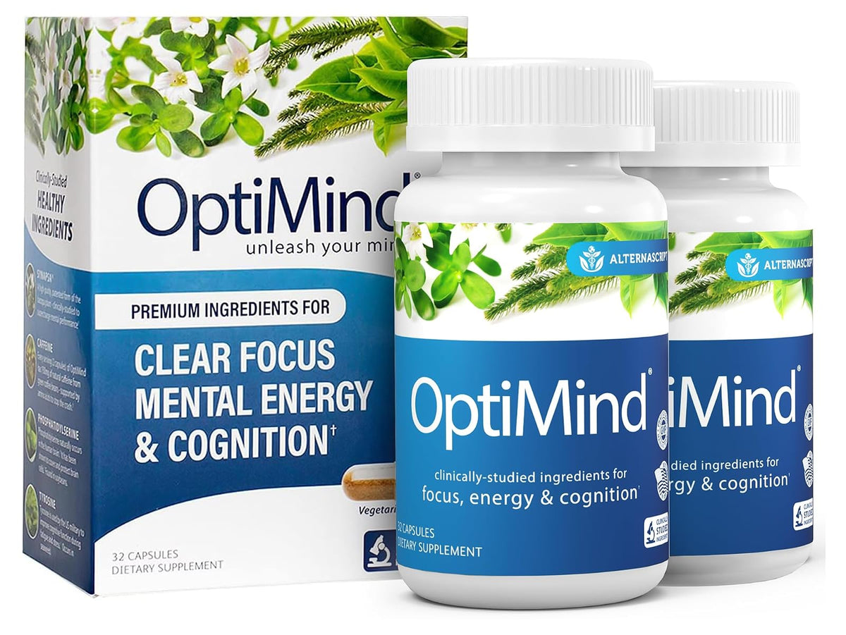 Optimind nootropic brain supplement capsules